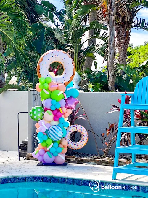 Birthday Balloon Arch and Decor